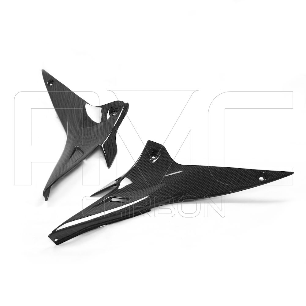 APRILIA TUONO V4 Carbon Side Tank Panels - AMC Carbon